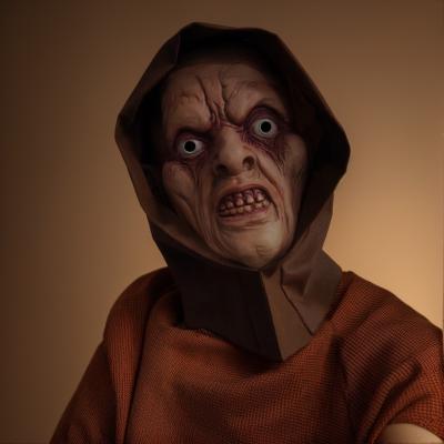 China Breathable and Comfortable Latex Creepy Mask One Size Fit Most for Spooky Entertainment for sale