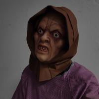 China Breathable and Comfortable Latex Creepy Mask One Size Fit Most for Spooky Entertainment for sale