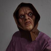 China Breathable and Comfortable Latex Creepy Mask One Size Fit Most for Spooky Entertainment for sale