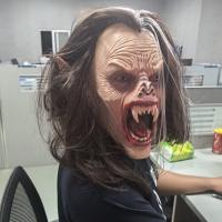 China Durable Latex Monster Mask with Realistic Design for Halloween and Theatrical Performances One Size Fit Most for sale