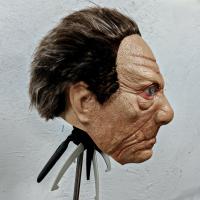 China Authentic Human Facial Look Latex Mask for Stage Performances and Film Shoots - One Size Fit Most Theatrical Mask for sale