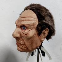 China Authentic Human Facial Look Latex Mask for Stage Performances and Film Shoots - One Size Fit Most Theatrical Mask for sale