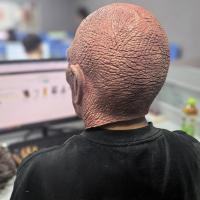 China Realistic Old Man Latex Mask, Full Head Bald Elderly Mask with Wrinkles and White Eyebrows for Halloween, Cosplay, Party, Haunted House, Wholesale Latex Mask Manufacturer & OEM ODM Supplier for sale