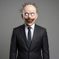 China Realistic Look Clown Mask with Comfortable Fit and Lightweight Latex for Entertainment Events for sale