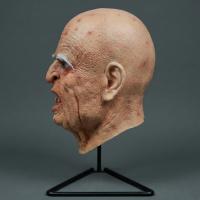 China Hyper-Realistic Old Man Zombie Latex Mask - Premium Quality Latex Halloween Mask One Size Fits Most for sale