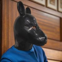 China Latex Material Fantasy Mask with Unique Fantasy Design for Costume and Theatrical Use - One Size Fit Most for sale