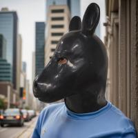 China Latex Material Fantasy Mask with Unique Fantasy Design for Costume and Theatrical Use - One Size Fit Most for sale