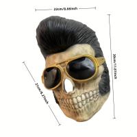 China Customizable Latex Ghost Mask for Halloween and Themed Parties with One Size Fit Most Design for sale