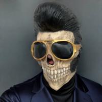 China Customizable Latex Ghost Mask for Halloween and Themed Parties with One Size Fit Most Design for sale