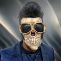 China Customizable Latex Ghost Mask for Halloween and Themed Parties with One Size Fit Most Design for sale