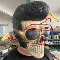 China Customizable Latex Ghost Mask for Halloween and Themed Parties with One Size Fit Most Design for sale