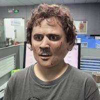 China Lifelike Silicone Human Mask for Professional Costume and Theatrical Events One Size Fit Most for sale