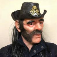 China Lemmy Kilmister Latex Mask for Immersive Role Play and Theatrical Productions - One Size Fit Most for sale
