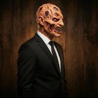 China Premium Pure Latex Horror Mask with Hyper-Realistic Details and Full Head Coverage for Halloween Cosplay for sale