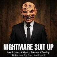 China Premium Pure Latex Horror Mask with Hyper-Realistic Details and Full Head Coverage for Halloween Cosplay for sale