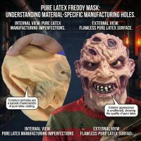 China Premium Pure Latex Horror Mask with Hyper-Realistic Details and Full Head Coverage for Halloween Cosplay for sale