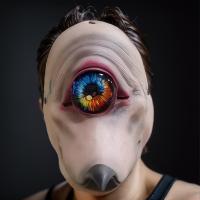 China Latex Material Monster Mask One Size Fit Most for Unique Props in Horror Events for sale