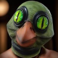 China Latex Material Fantasy Mask for Role-Playing and Theatrical Use in One Size Fits Most Design for sale
