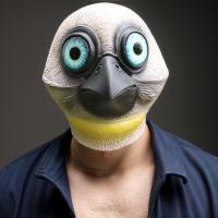 China Latex Material Fantasy Mask for Masquerade Balls and Theatrical Productions One Size Fit Most for sale