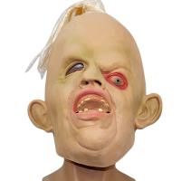 China Realistic Scary Features Latex Material Creepy Masks One Size Fit Most for Halloween and Haunted Houses for sale