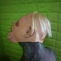 China Realistic Scary Features Latex Material Creepy Masks One Size Fit Most for Halloween and Haunted Houses for sale