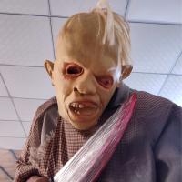 China Realistic Scary Features Latex Material Creepy Masks One Size Fit Most for Halloween and Haunted Houses for sale