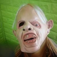 China Realistic Scary Features Latex Material Creepy Masks One Size Fit Most for Halloween and Haunted Houses for sale