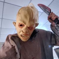 China Realistic Scary Features Latex Material Creepy Masks One Size Fit Most for Halloween and Haunted Houses for sale