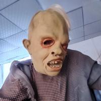 China Realistic Scary Features Latex Material Creepy Masks One Size Fit Most for Halloween and Haunted Houses for sale
