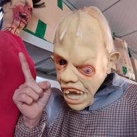 China Realistic Scary Features Latex Material Creepy Masks One Size Fit Most for Halloween and Haunted Houses for sale