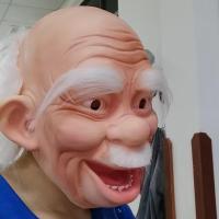 China Durable Latex Human Mask for Theatrical Use with One Size Fit Most Design for sale