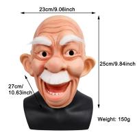 China Durable Latex Human Mask for Theatrical Use with One Size Fit Most Design for sale