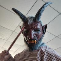 China Latex Material Creepy Mask One Size Fit Most for Halloween Events and Horror Parties for sale