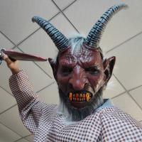 China Latex Material Creepy Mask One Size Fit Most for Halloween Events and Horror Parties for sale