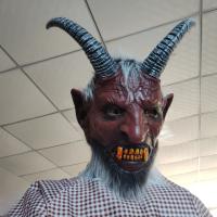China Latex Material Creepy Mask One Size Fit Most for Halloween Events and Horror Parties for sale