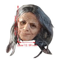 China Lifelike Facial Coverings Human Mask with Latex Material for One Size Fit Most in Cosplay and Theatrical Performances for sale