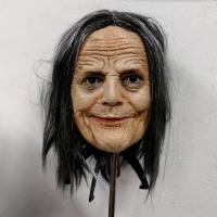 China Lifelike Facial Coverings Human Mask with Latex Material for One Size Fit Most in Cosplay and Theatrical Performances for sale