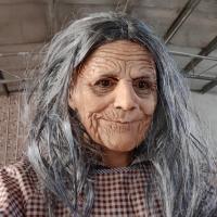 China Lifelike Facial Coverings Human Mask with Latex Material for One Size Fit Most in Cosplay and Theatrical Performances for sale