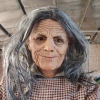 China Lifelike Facial Coverings Human Mask with Latex Material for One Size Fit Most in Cosplay and Theatrical Performances for sale