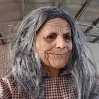 China Lifelike Facial Coverings Human Mask with Latex Material for One Size Fit Most in Cosplay and Theatrical Performances for sale
