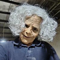 China Lifelike Design Human Mask with Latex Material for Theatrical Performances and One Size Fit Most for sale