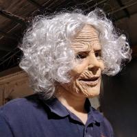 China Lifelike Design Human Mask with Latex Material for Theatrical Performances and One Size Fit Most for sale
