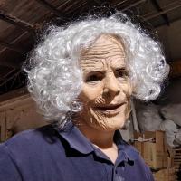 China Lifelike Design Human Mask with Latex Material for Theatrical Performances and One Size Fit Most for sale