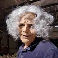 China Lifelike Design Human Mask with Latex Material for Theatrical Performances and One Size Fit Most for sale