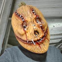 China Latex Halloween Mask with Unique and Eye-Catching Designs for One Size Fit Most Costume Parties for sale