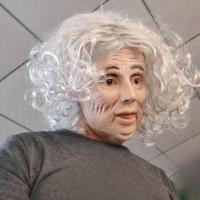 China Realistic Facial Coverings Human Mask with Latex Material for Theatrical Performances One Size Fit Most for sale