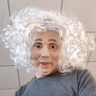 China Realistic Facial Coverings Human Mask with Latex Material for Theatrical Performances One Size Fit Most for sale