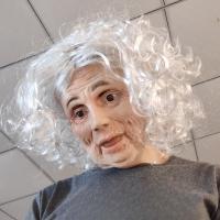 China Realistic Facial Coverings Human Mask with Latex Material for Theatrical Performances One Size Fit Most for sale