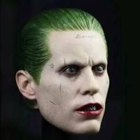China Realistic Green Hair Evil Clown Mask with Forehead Tattoo - Deluxe Latex Movie Villain Headwear for Halloween & Cosplay Parties for sale