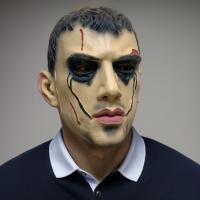 China Latex Material Clown Mask with Colorful Designs and One Size Fits Most for Costume Parties for sale